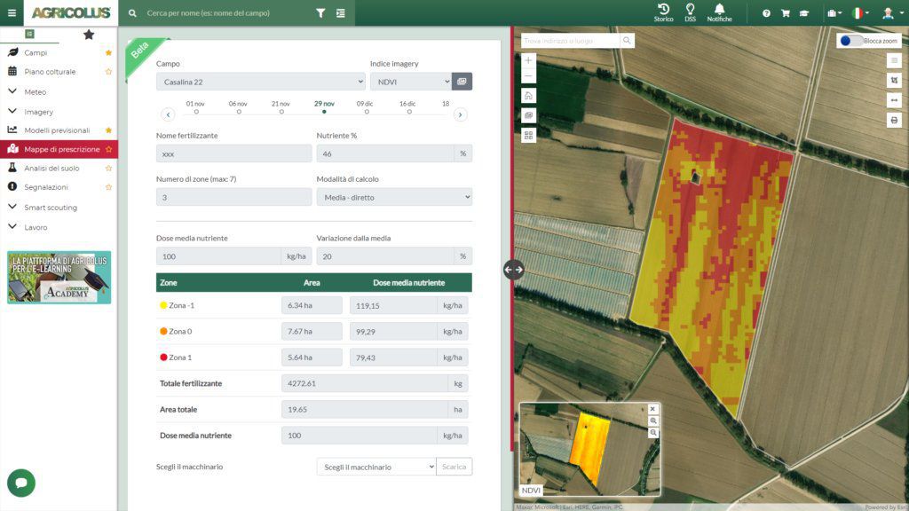 Crop monitoring system - PLUS - AGRICOLUS Srl