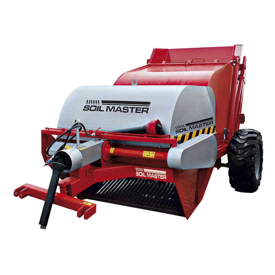 Tractor rock picker - SMSP series - Soil Master / Kara Ova - for skid steer loaders / unload to ...