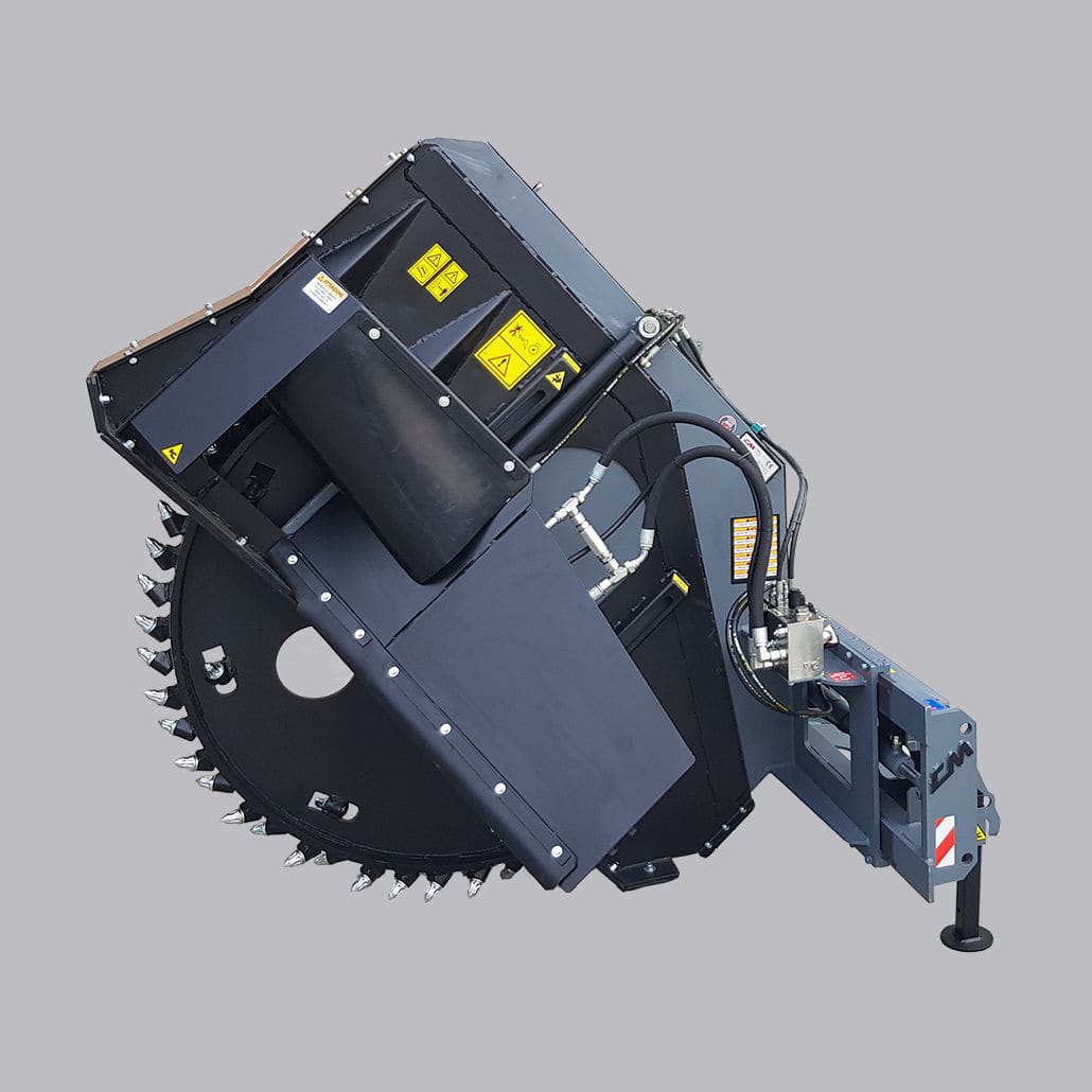 Single-wheel ditcher - T series - CM SRL - hydraulic