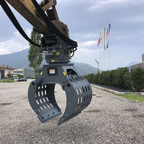 Forestry log grapple - G 120 - CM SRL - agricultural / for mini ...