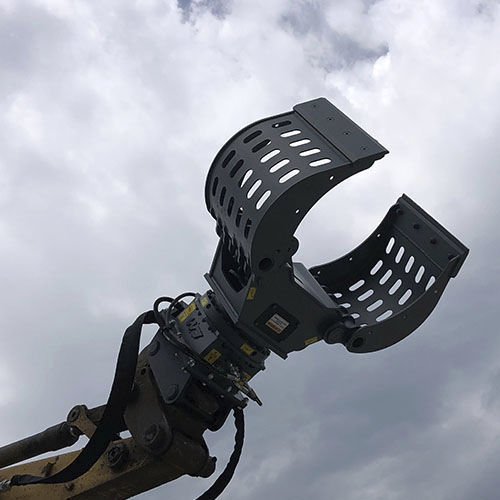 Forestry log grapple - G 140 - CM SRL - agricultural / for mini excavators / for excavators