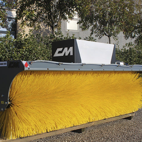 Mounted sweeper - CSA 105 - CM SRL - groundcare / for barns / for ...