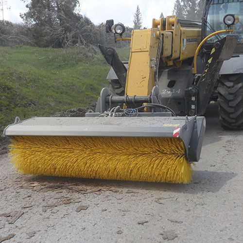 Mounted sweeper - CSA 200 - CM SRL - groundcare / for barns / for ...