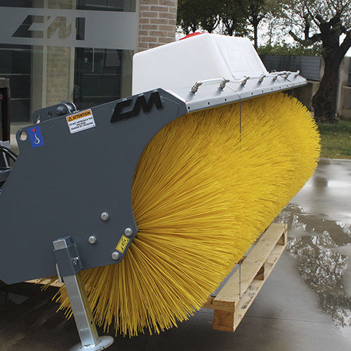 Mounted sweeper - CSA 300 - CM SRL - groundcare / barn / for public work