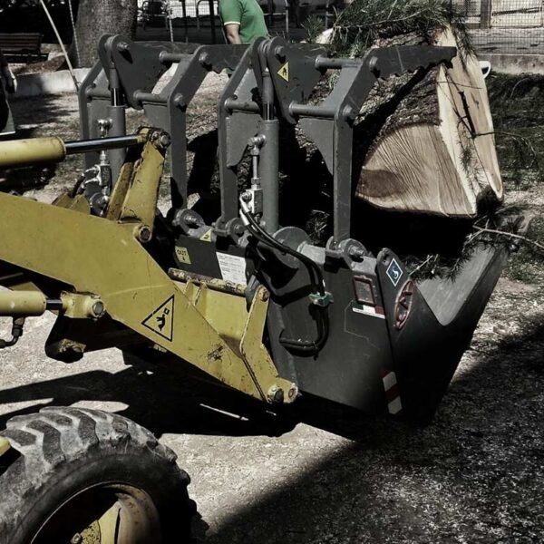 Agricultural log grapple - BP 170 - CM SRL - for loaders / versatile / handling