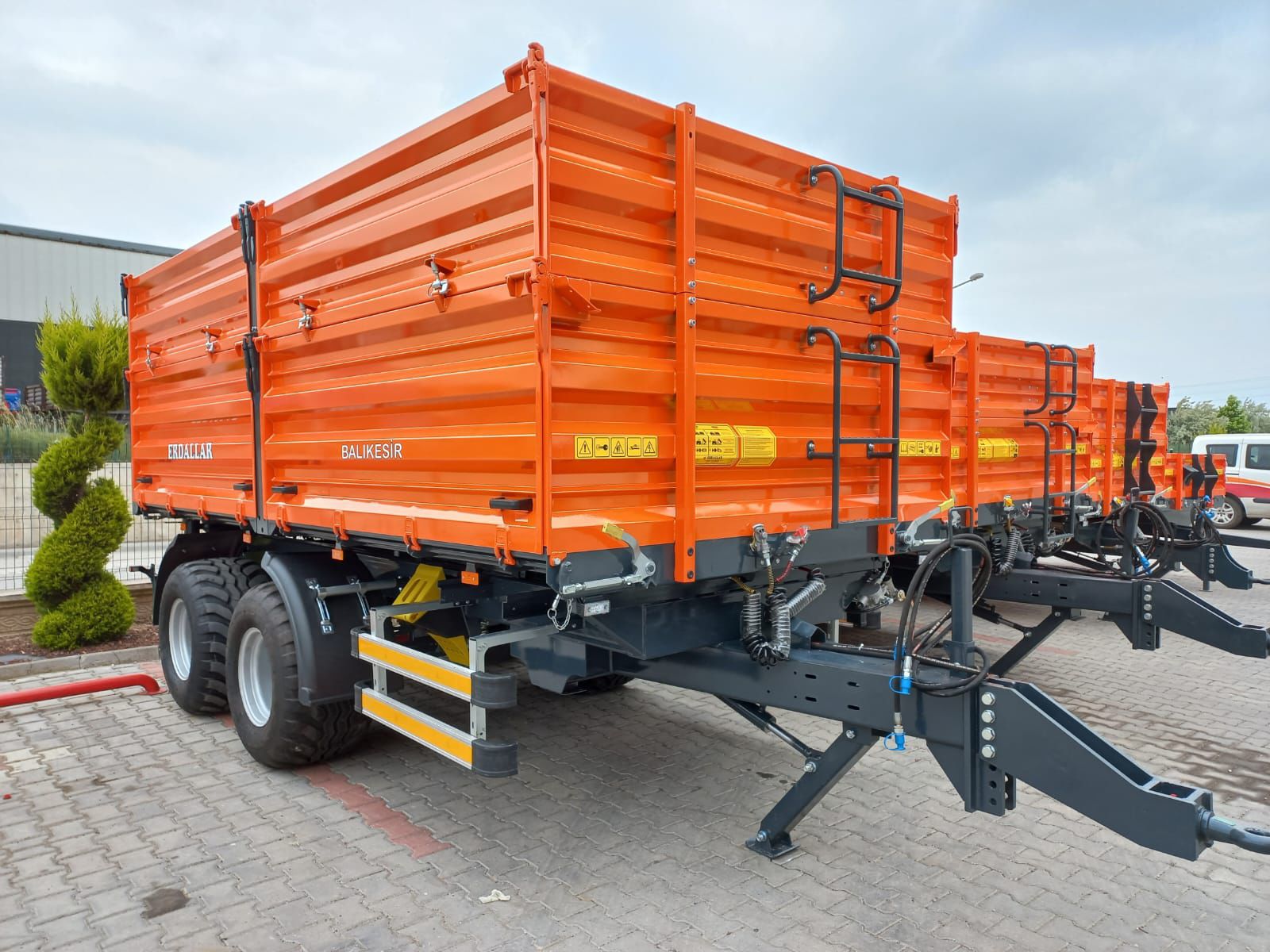 Tipping trailer - TND-150-23 - ERDALLAR AGRICULTURAL MACHINERY - tandem ...