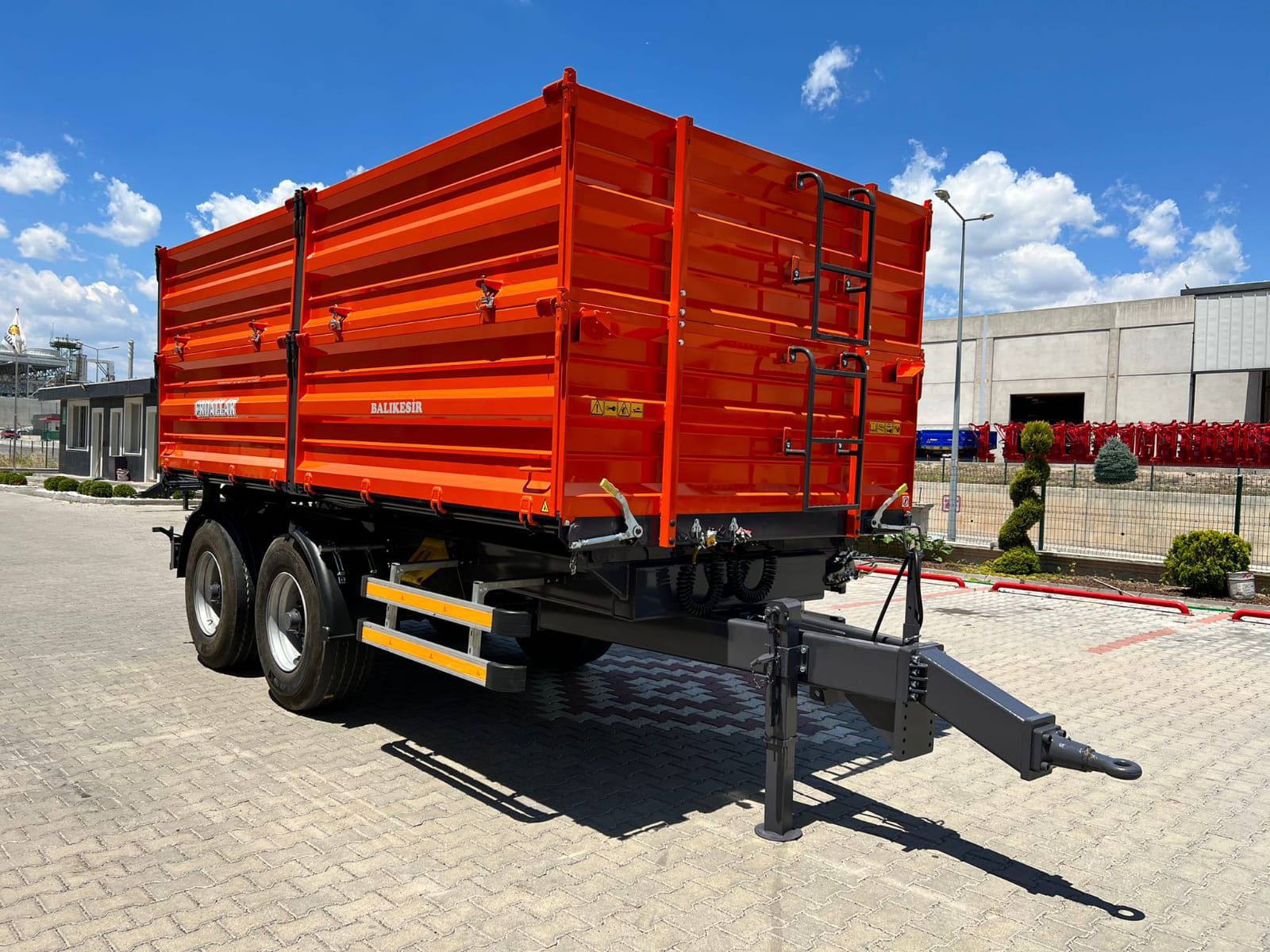 Tipping trailer - TND-180-23 - ERDALLAR AGRICULTURAL MACHINERY - tandem ...