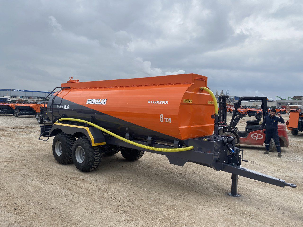 2-axle tank trailer - TNK-80-2 - ERDALLAR AGRICULTURAL MACHINERY - towed