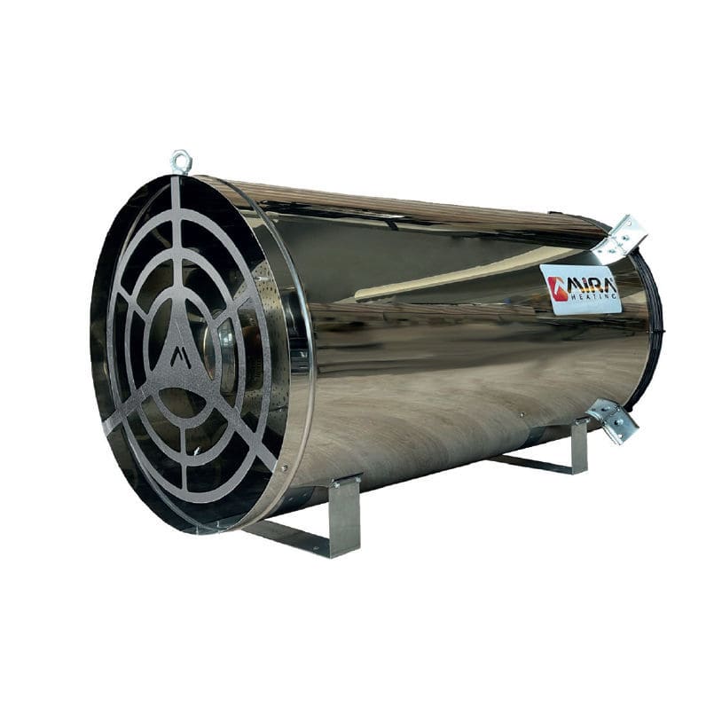 Gas air heater - AGH series - Mira Heating - poultry house / pig barn ...