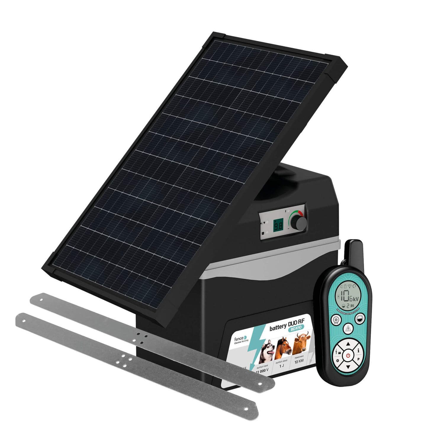Solar-powered fence energizer - DUO RF BDX10 30 W - VNT ELECTRONICS S.R ...