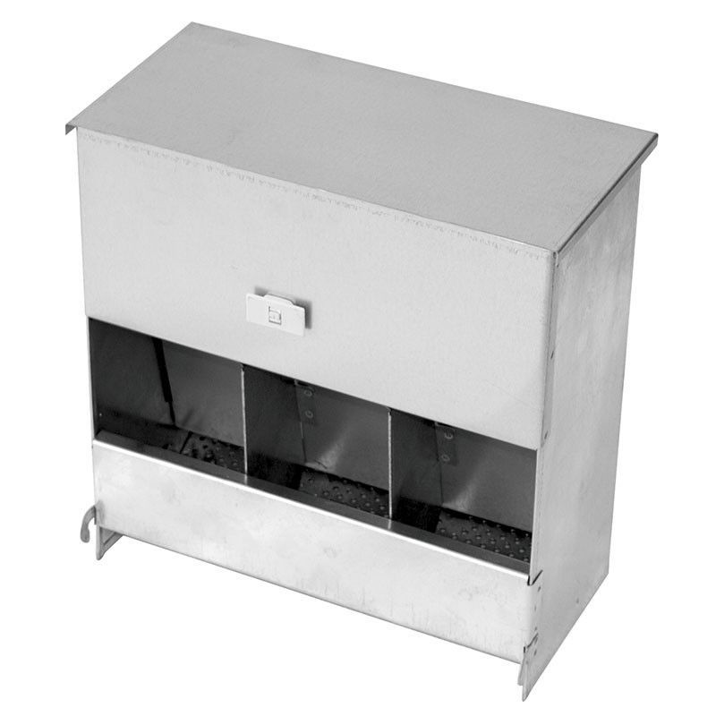 Rabbit hopper feeder - 10242 - Copele - galvanized steel / multi-access ...