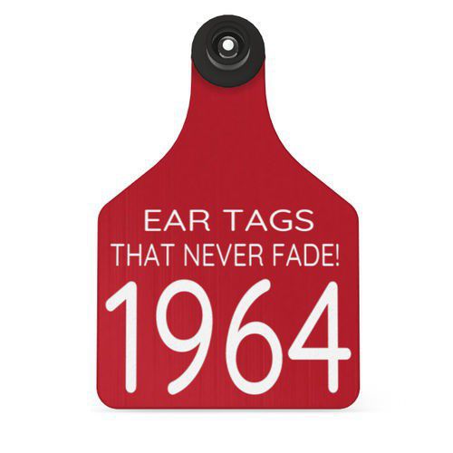 Cattle ear tag - Large - Ritchey Livestock ID - plastic / two-piece