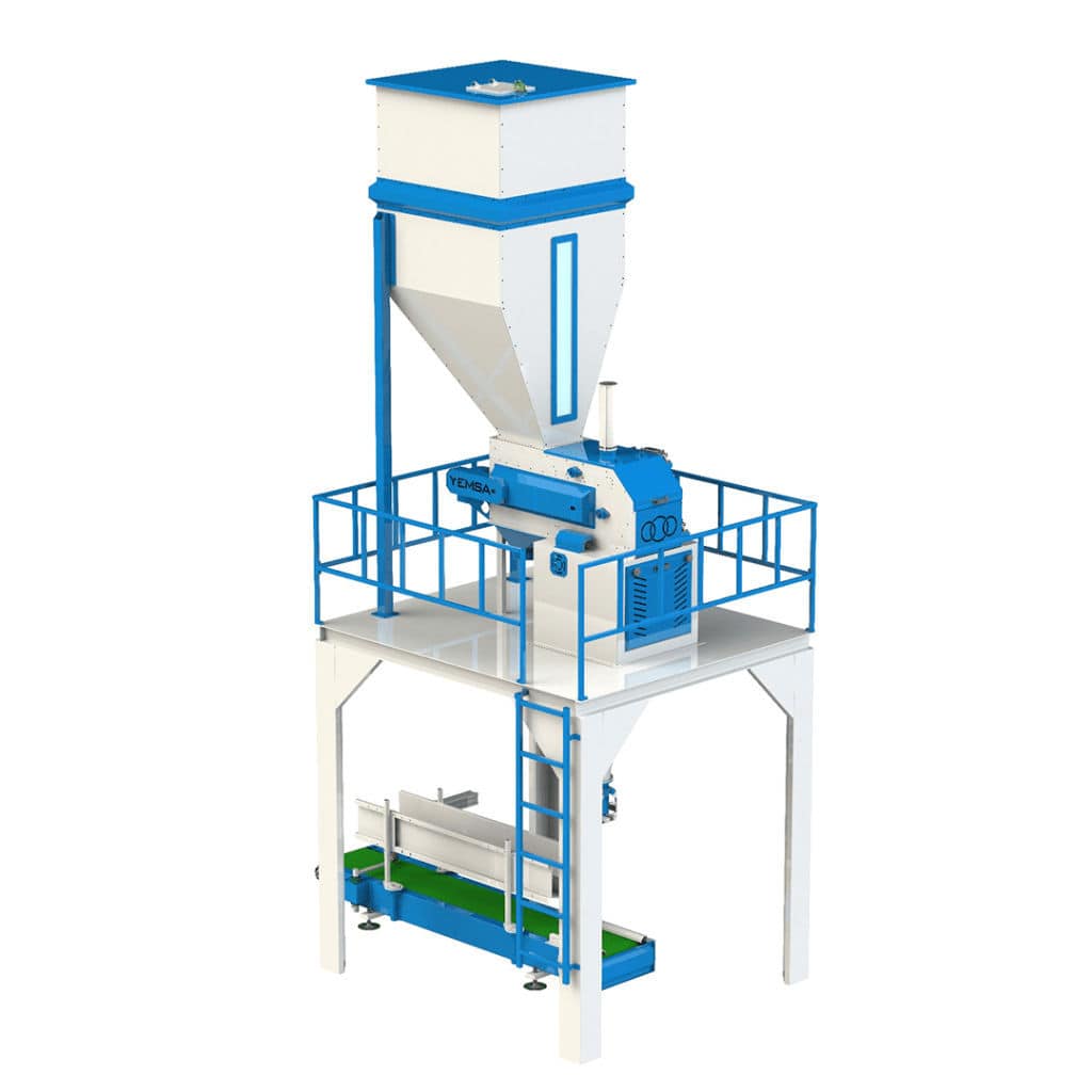 Grain bagger - Yemsa Makina - with weighing system / with grinder