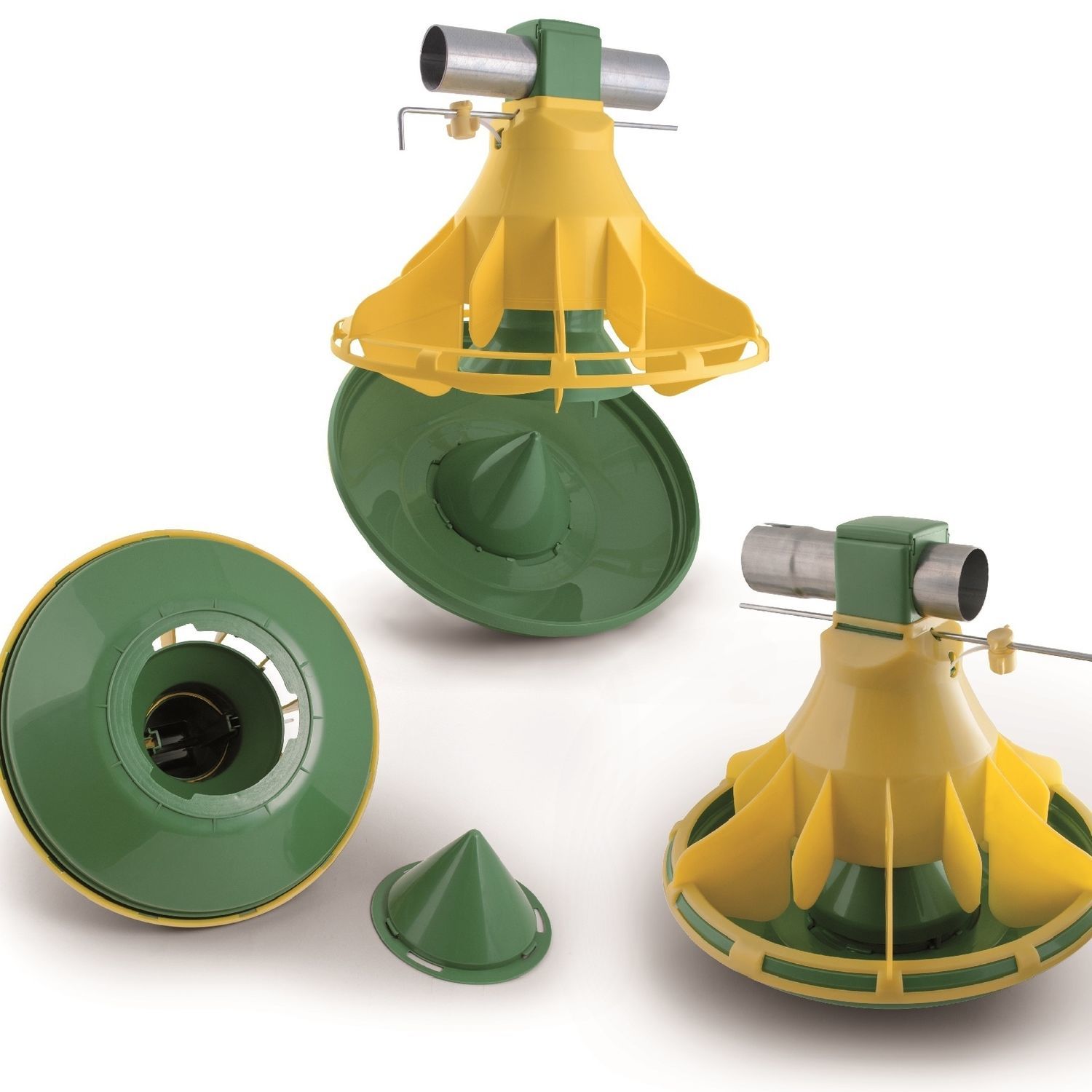 Poultry pan feeder - ASTRA - SPEROTTO S.p.A. - plastic / multi-access