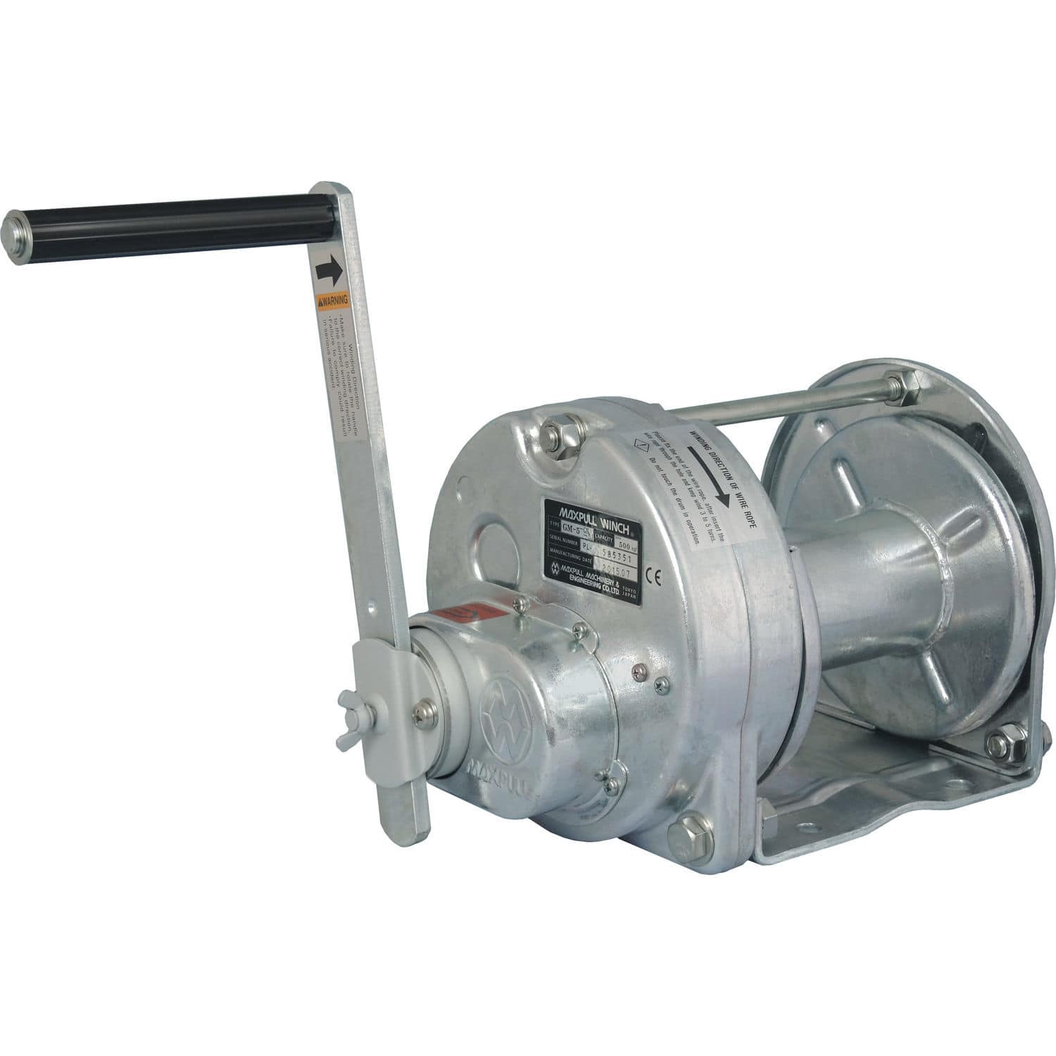Cable winch - GM-5-GS-SI - MAXPULL MACHINERY & ENGINEERING CO., LTD ...