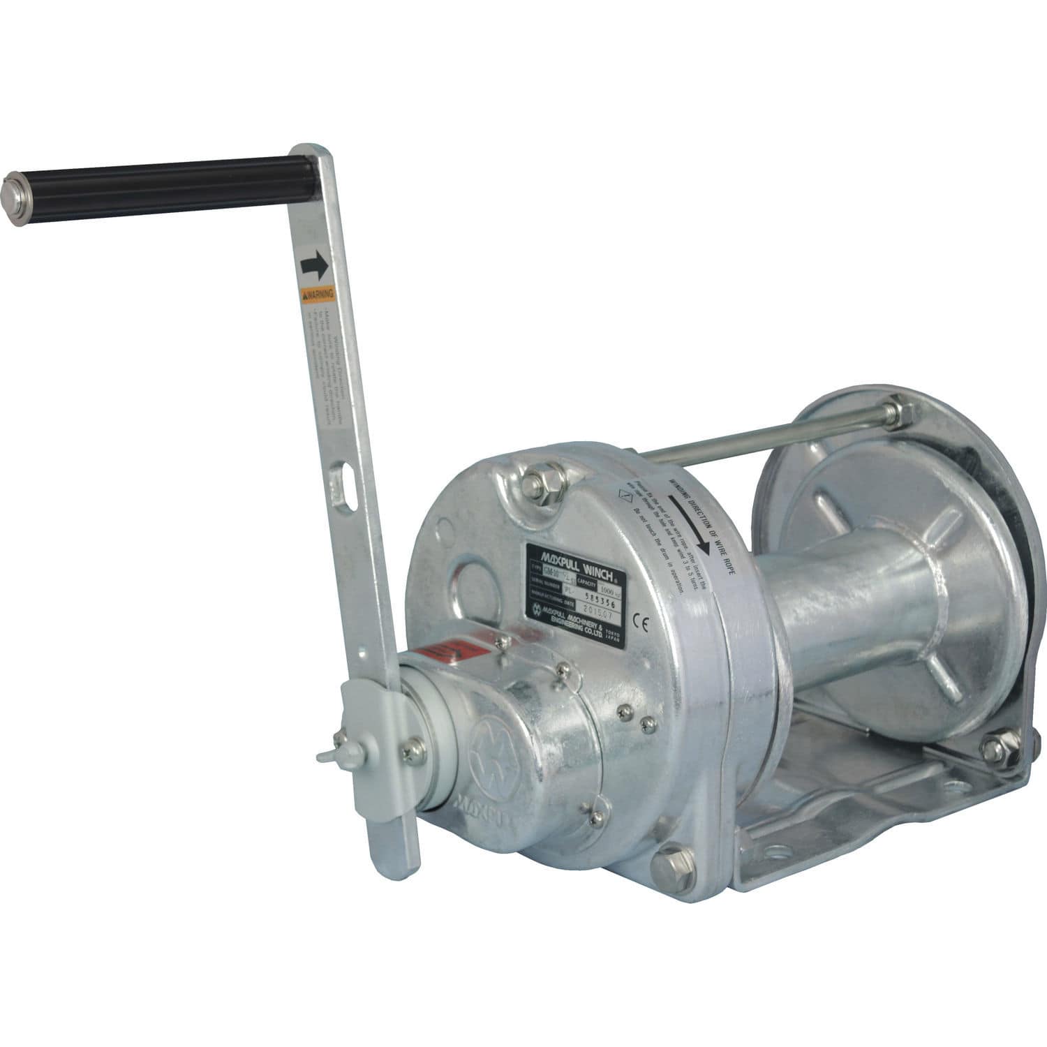 Cable winch - GM-10-GS-SI - MAXPULL MACHINERY & ENGINEERING CO., LTD ...