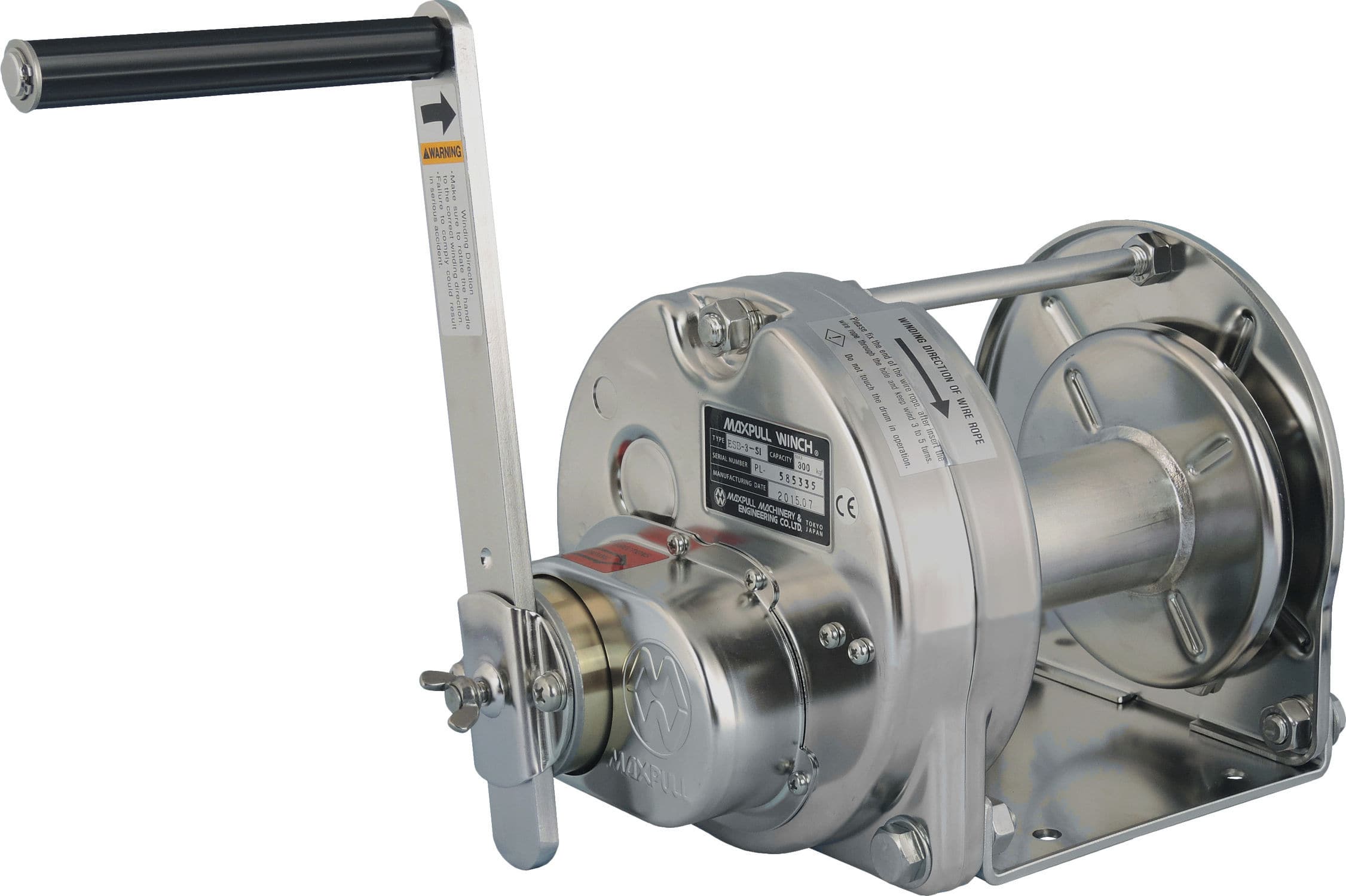 Cable winch - ESB-3-SI - MAXPULL MACHINERY & ENGINEERING CO., LTD ...