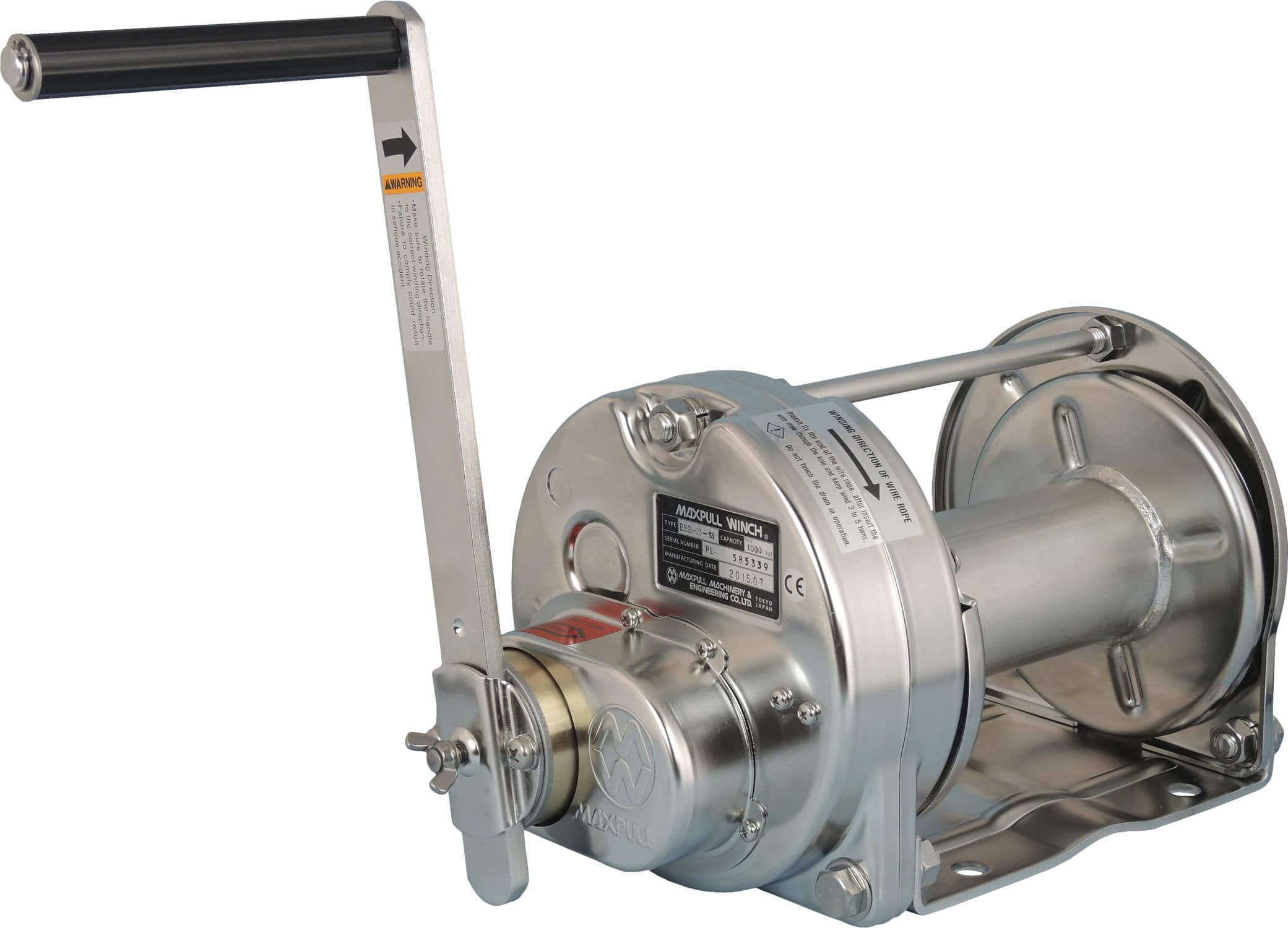 Cable winch - ESB-10-SI - MAXPULL MACHINERY & ENGINEERING CO., LTD ...