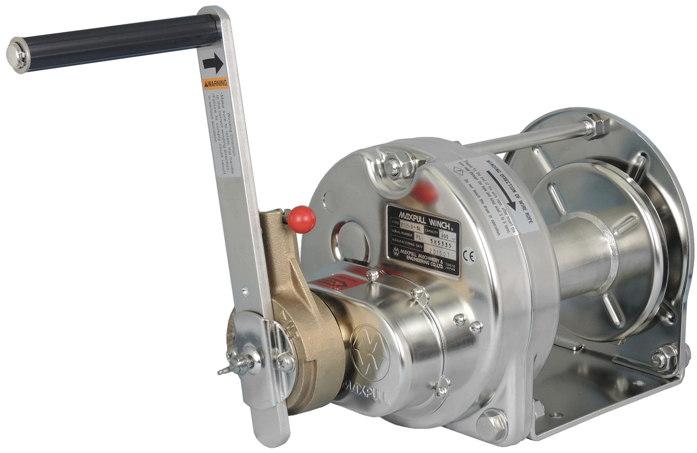 Cable winch - ERSB-3-SI - MAXPULL MACHINERY & ENGINEERING CO., LTD ...