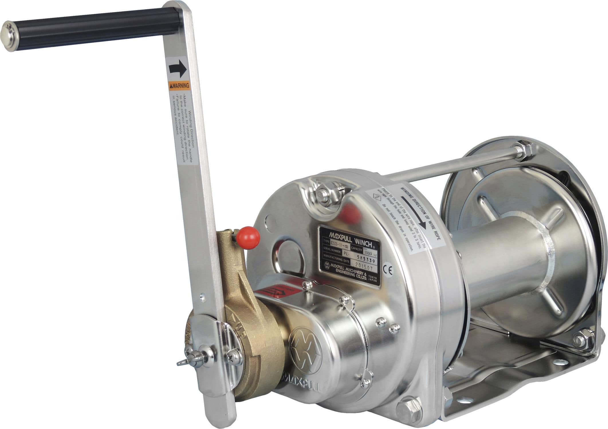 Cable winch - ERSB-10-SI - MAXPULL MACHINERY & ENGINEERING CO., LTD ...