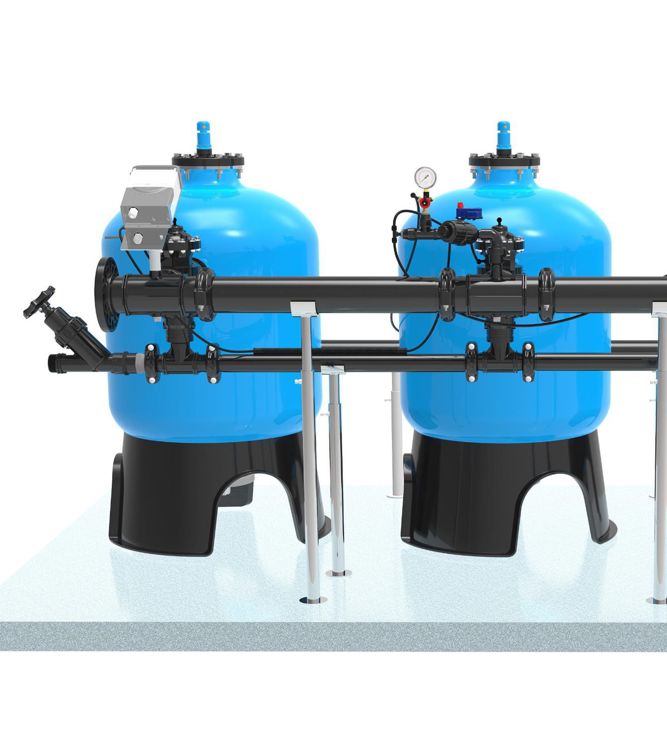 Irrigation sand filter - Captain Polyplast Limited - plastic / automatic