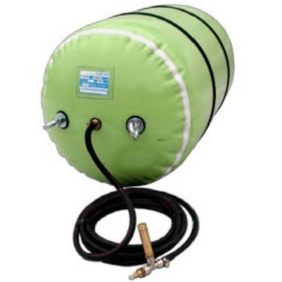 Pneumatic shutter - FOG/NC - SOFTCAP - rubber / for pipes