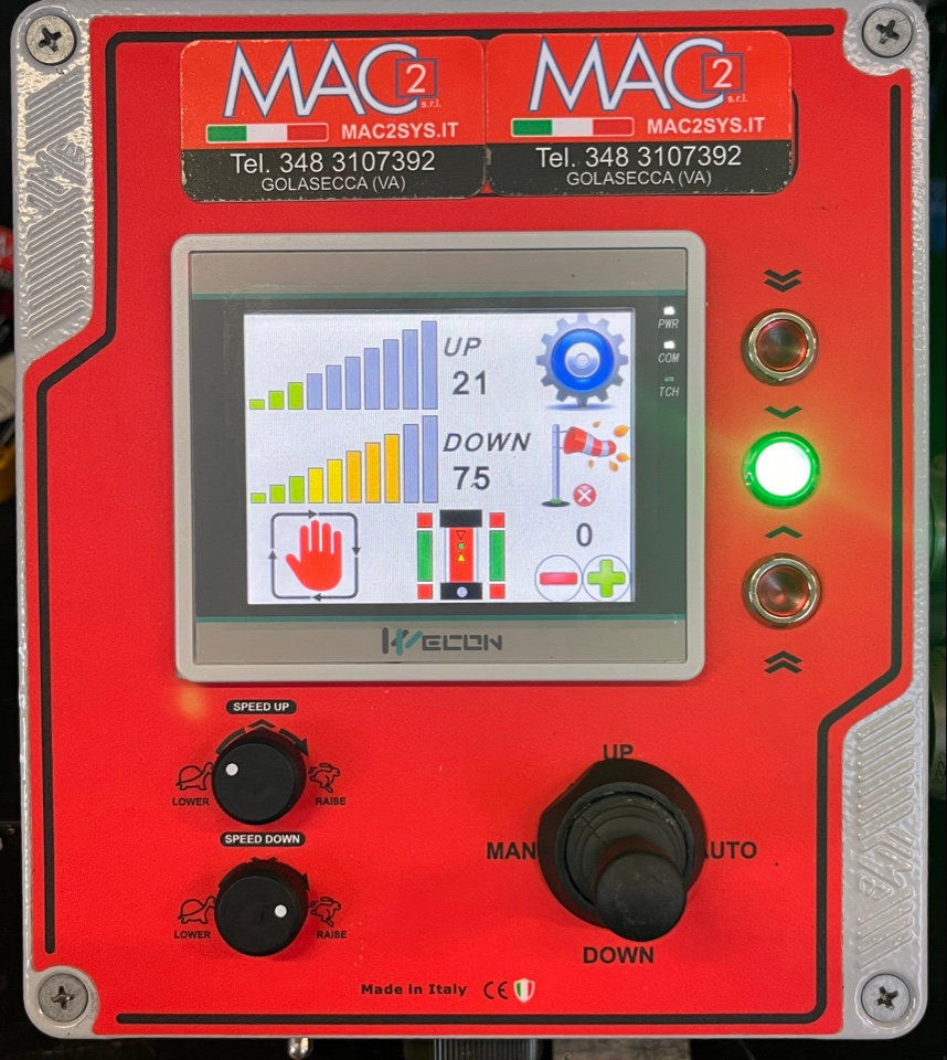 Field grading control system - Mac2 Electronics srl - GPS