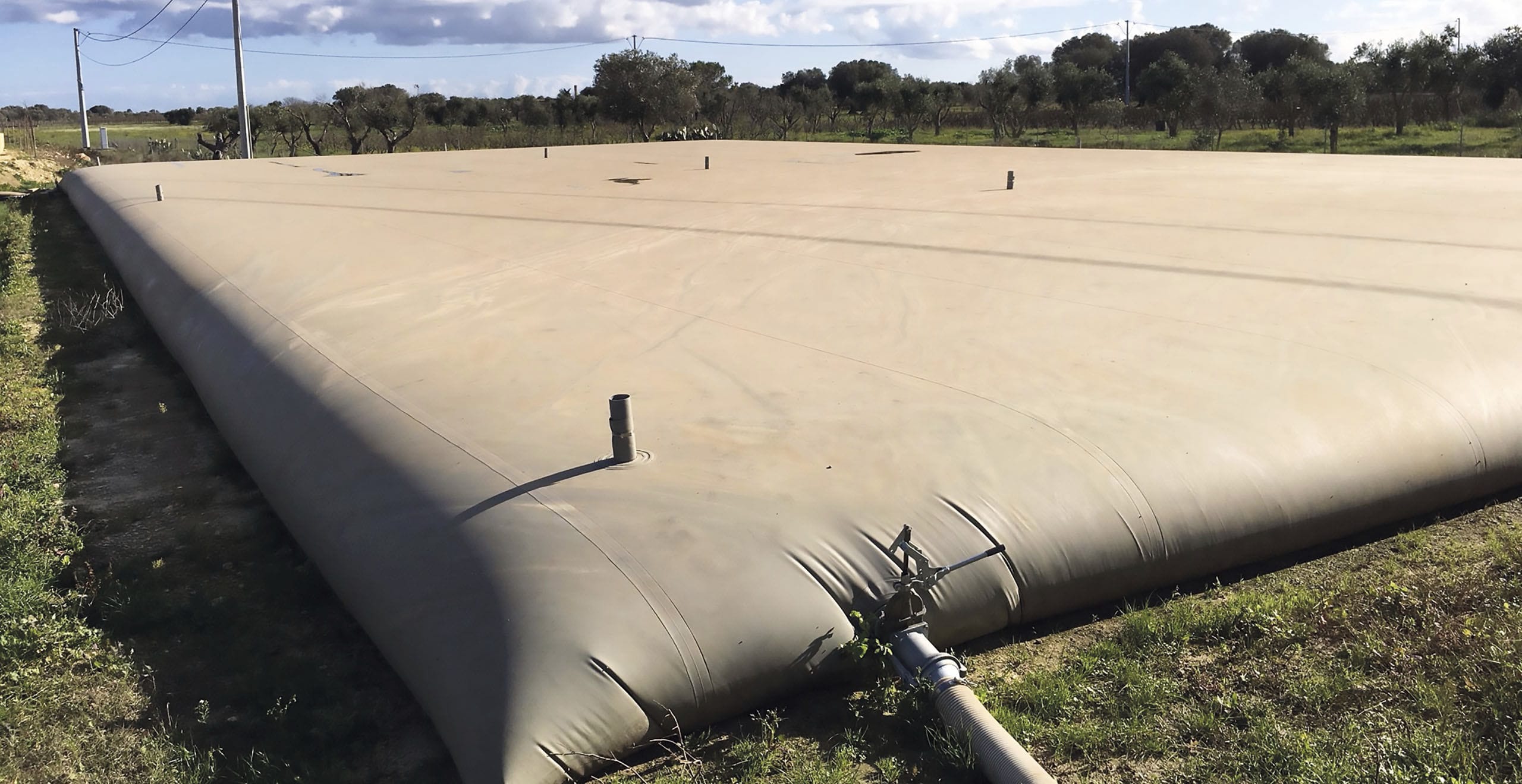 Water tank - L-tank - Albers Alligator - flexible / horizontal / polyester