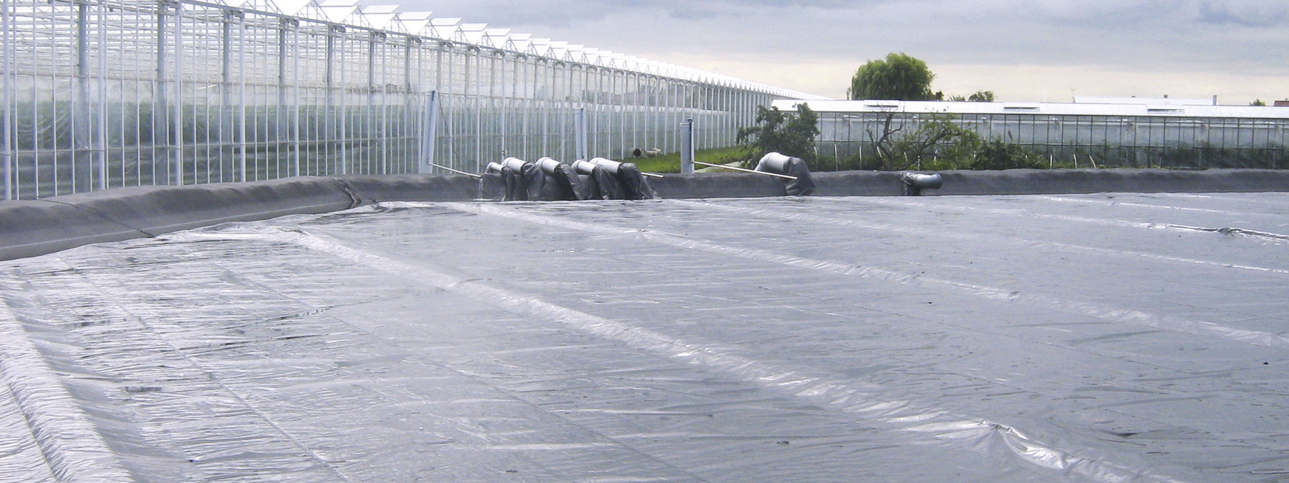 Irrigation basin floating cover - Kristaldek - Albers Alligator - anti ...