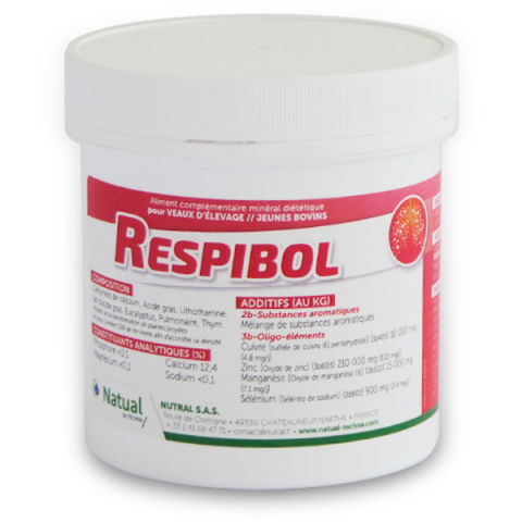 Animal feed supplement - RESPIBOL - NATUAL - calf / selenium / zinc