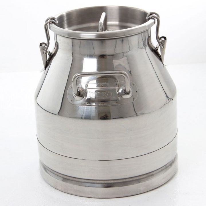 Aluminum milk can - B1040 - AVEDEMIL - stainless steel / plastic