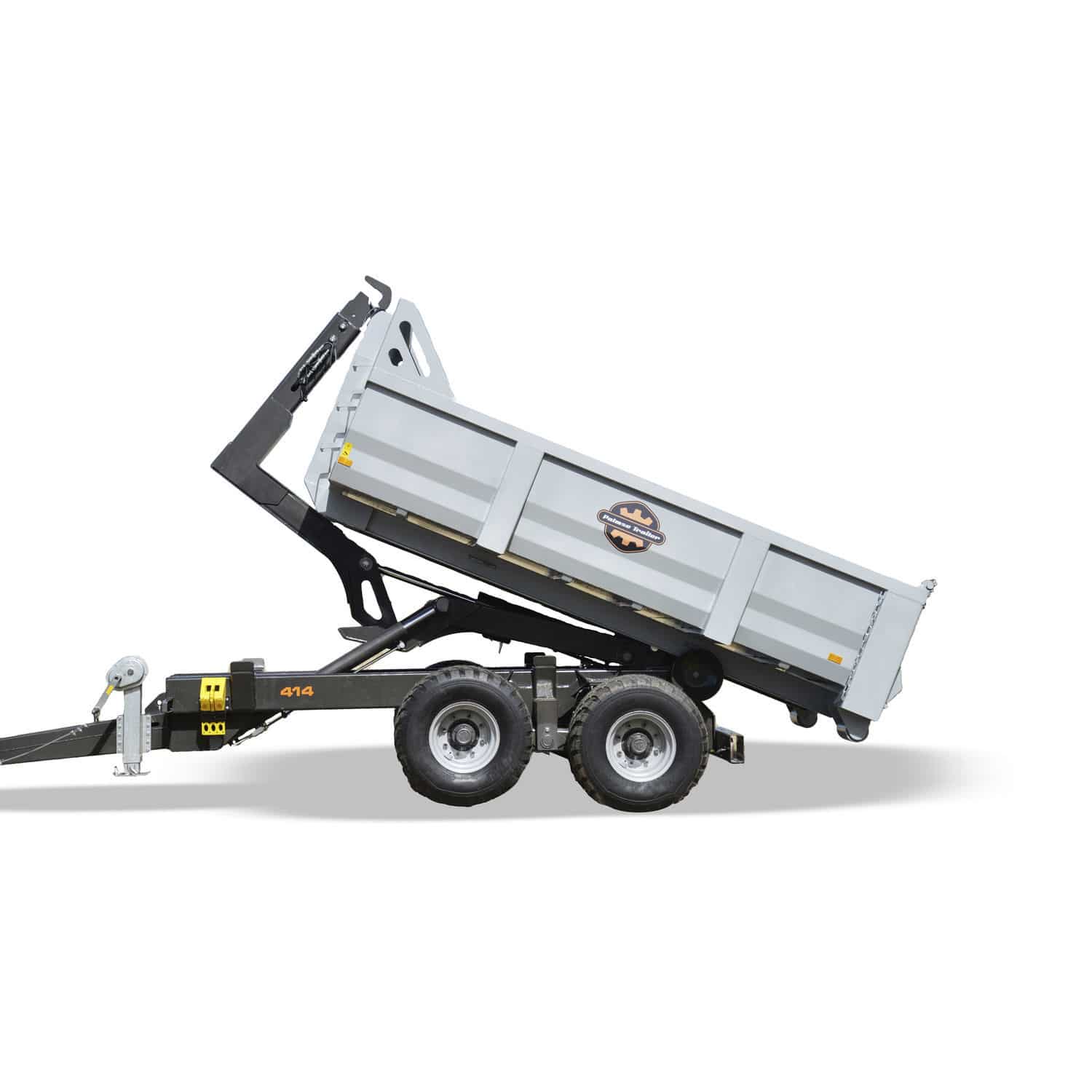 Hook lift trailer - ML414 - Palmse Metall - tandem axle / agricultural ...