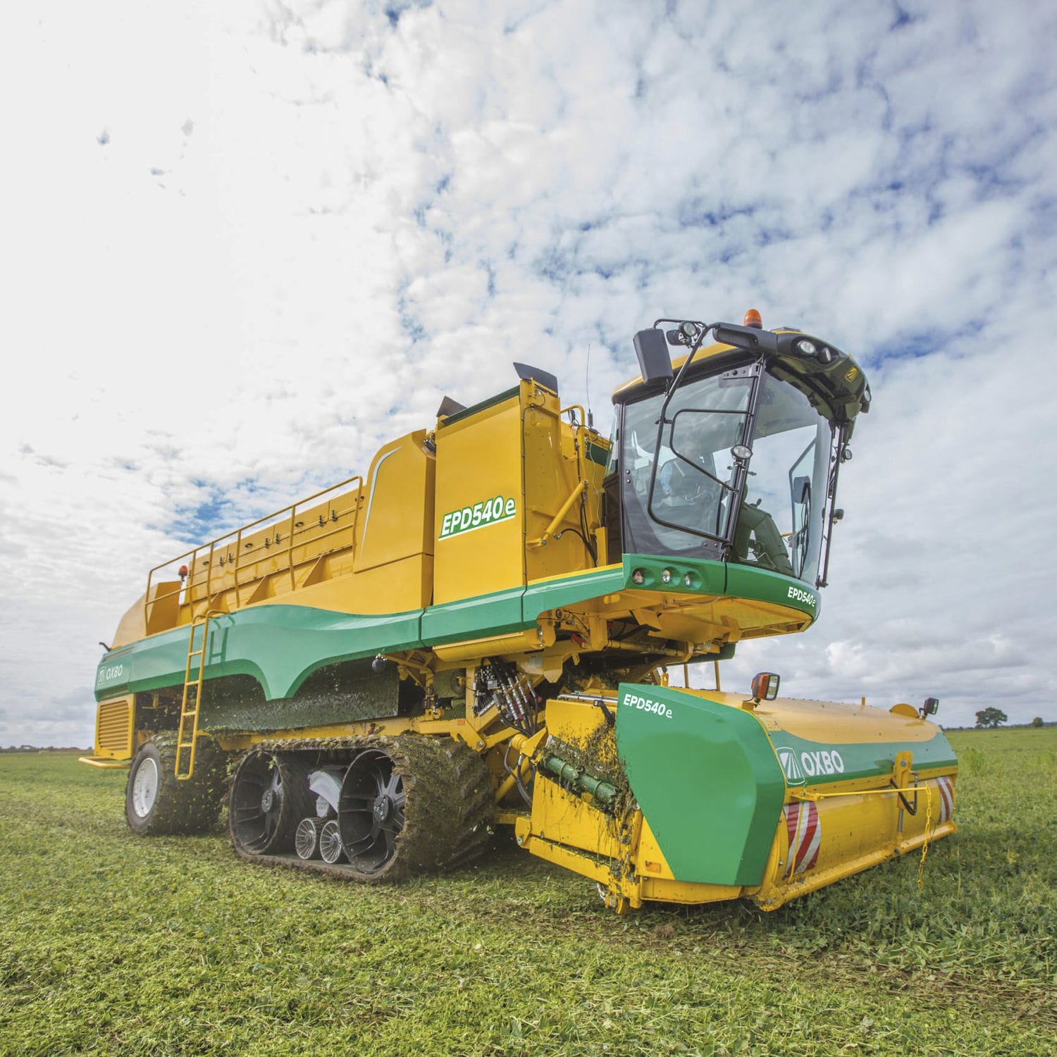 Pea harvester machine - EPD540E - Oxbo - self-propelled / tracked
