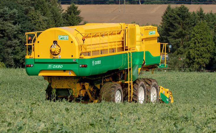 Antique Pea Harvesting Equipment Classic Tractor Magazine With The