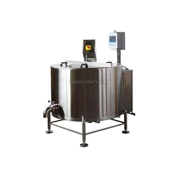 Milk tank - The Microdairy - vertical / stainless steel / storage