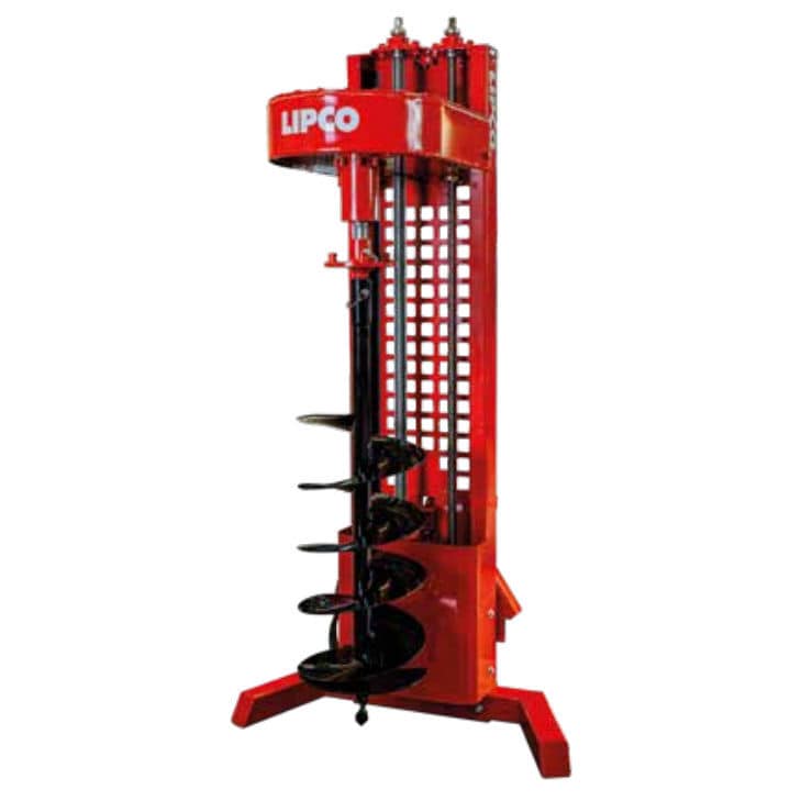 Hydraulic earth auger - EB - LIPCO - self-propelled