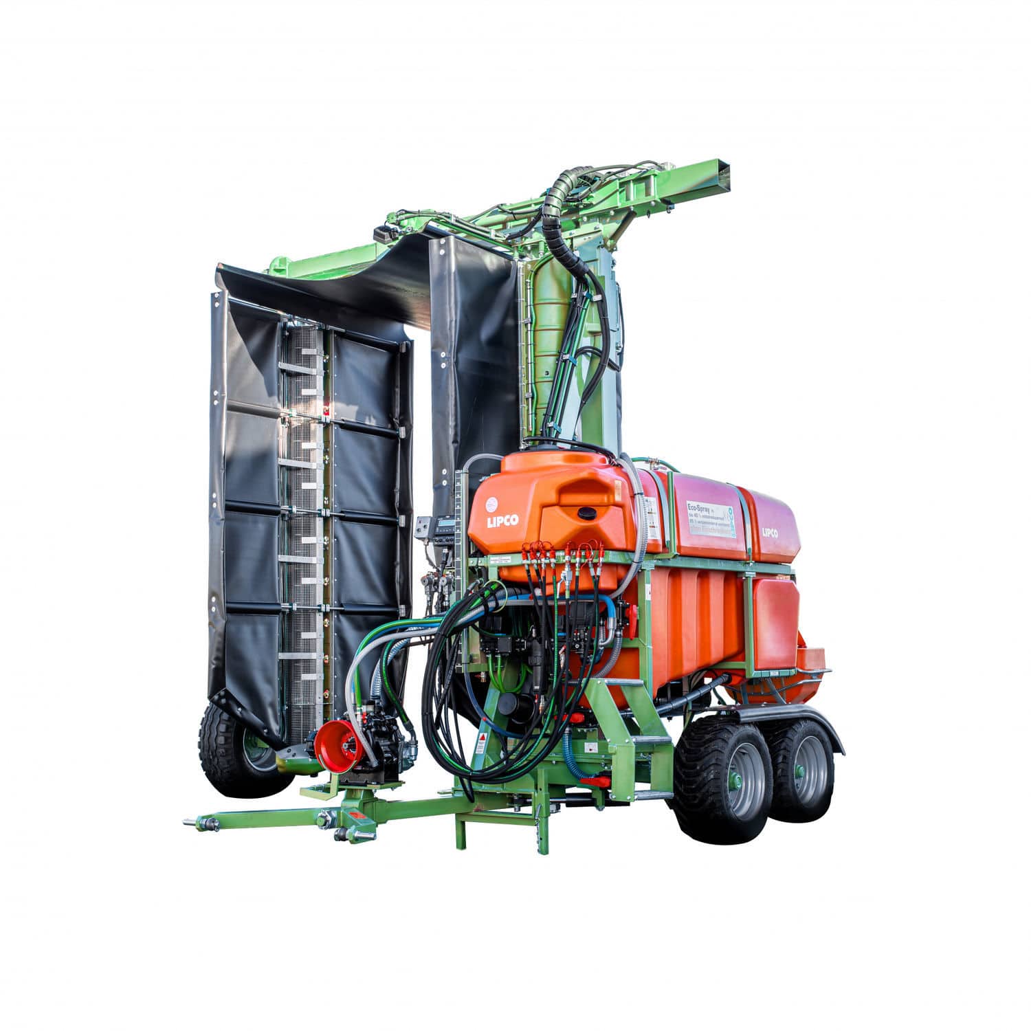 Towed sprayer - OSG-NVM2 - LIPCO - mounted / for viticulture / folding arms