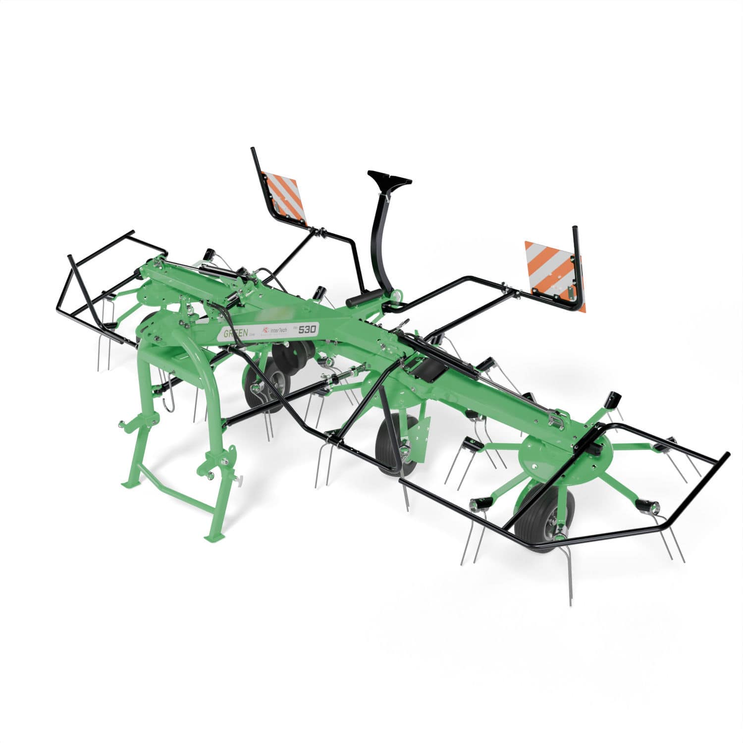 Mounted tedder - ZKP series - P.P.H.U. INTER-TECH Piotr Jankowski - with hydraulic adjustment