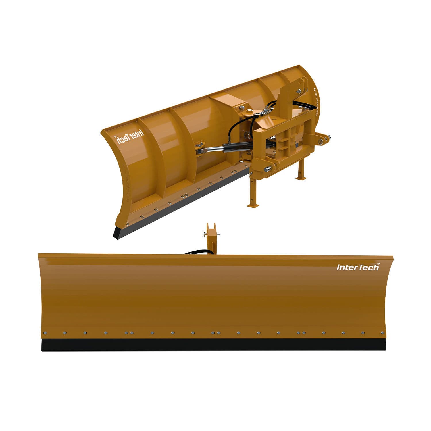 Snow plow with hydraulic adjustment - PSSH-02 - P.P.H.U. INTER-TECH ...
