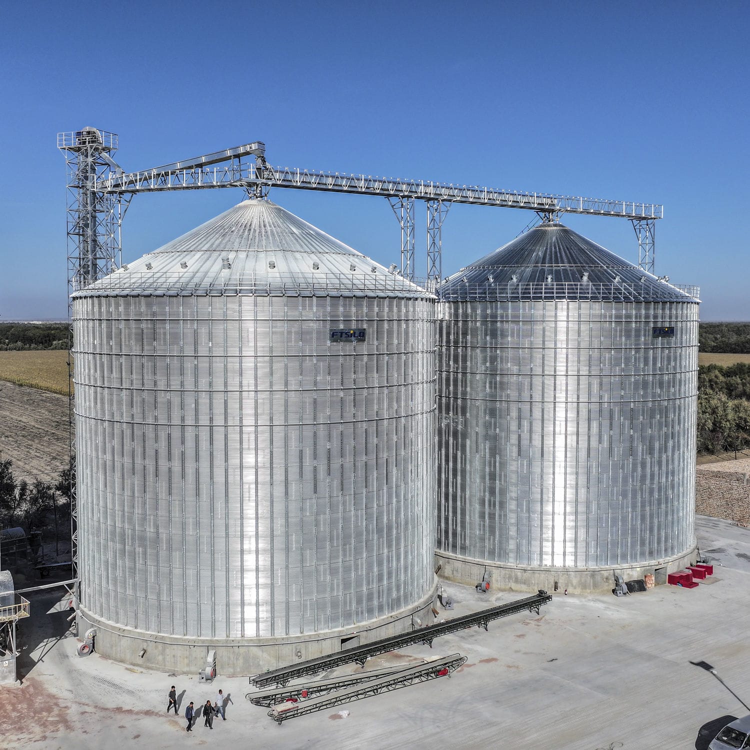 Silo with flat-bottom - Dongying Fengtu Intelligent Storage Co., Ltd ...