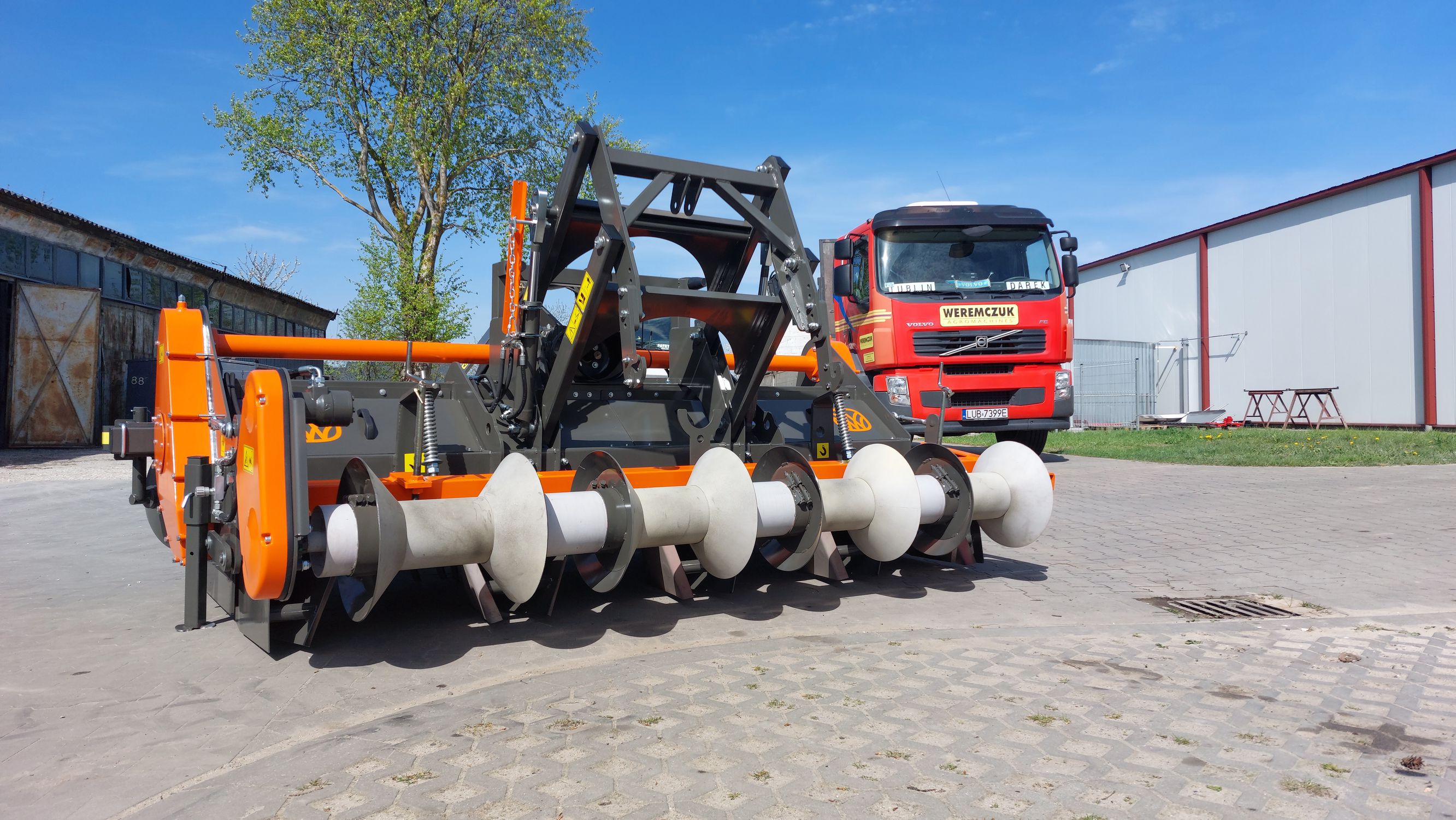 4-row ridge former - SCM - Weringen - for vegetables / rotary