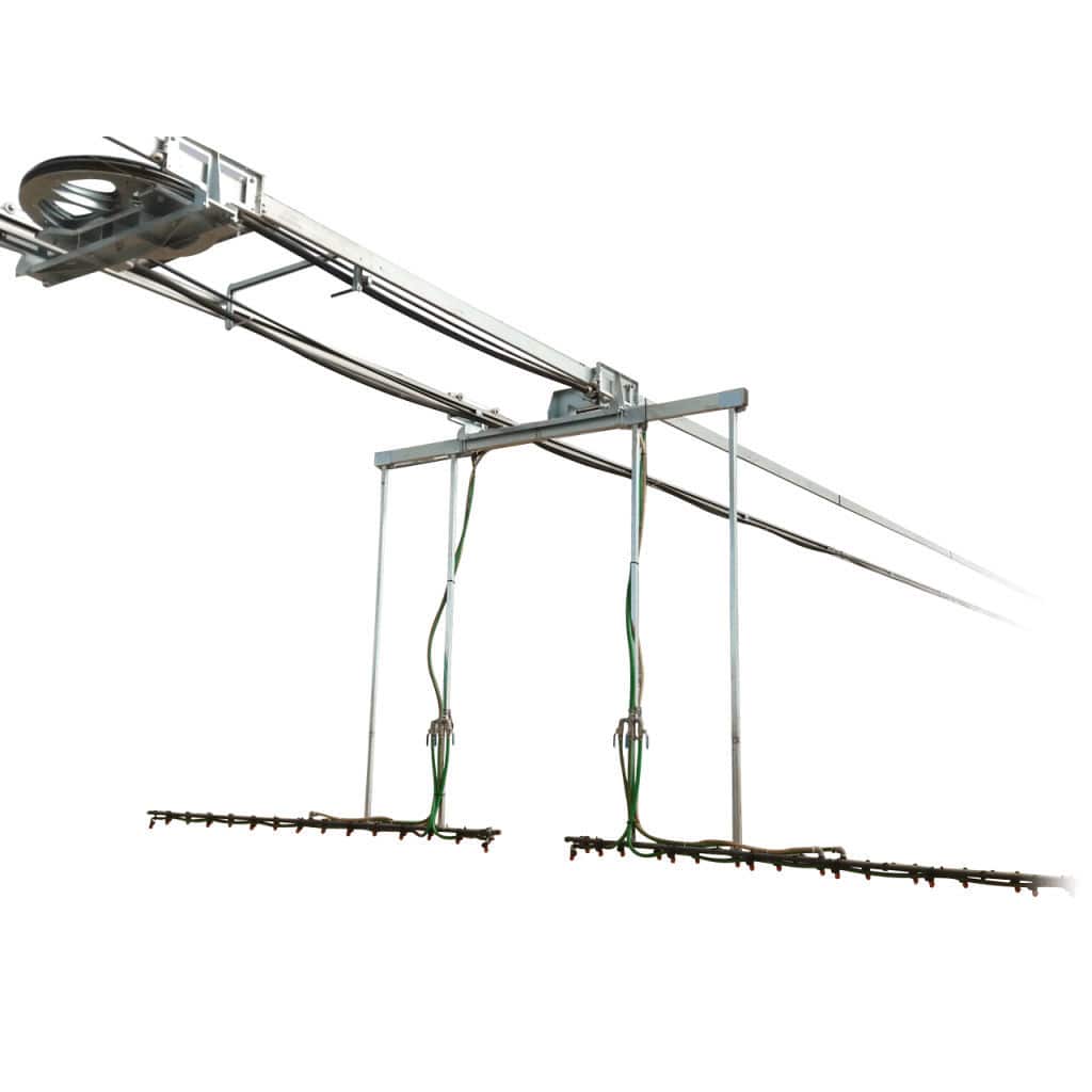 Greenhouse irrigation boom - V5 - Atlantic Man Srl - hose-fed / mobile ...