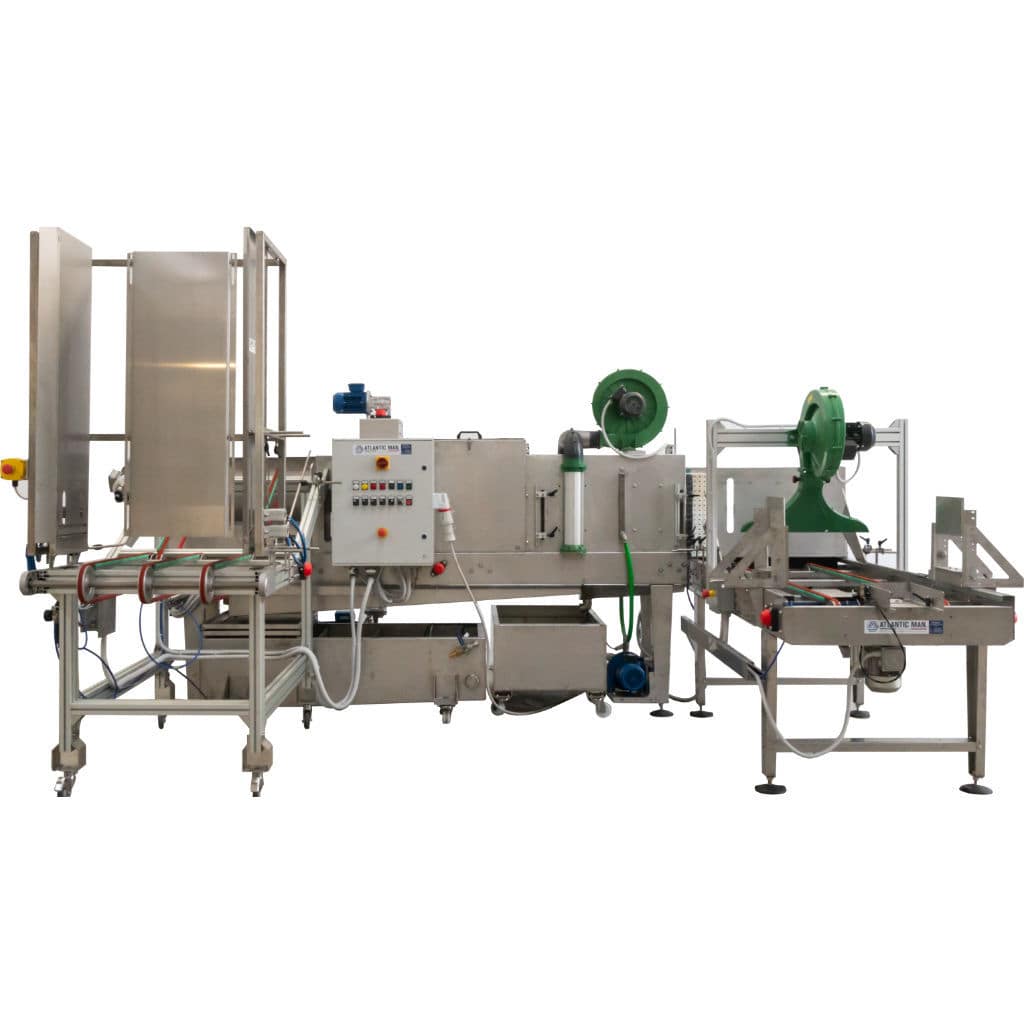 Tray cleaning station - LV400 - Atlantic Man Srl - for crates ...