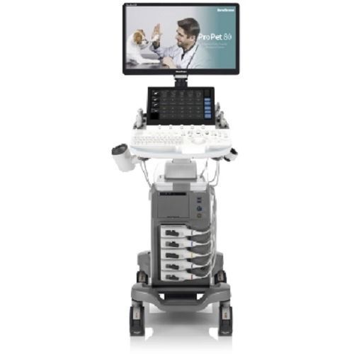 Portable, with trolley Doppler veterinary ultrasound system - ProPet 80 ...