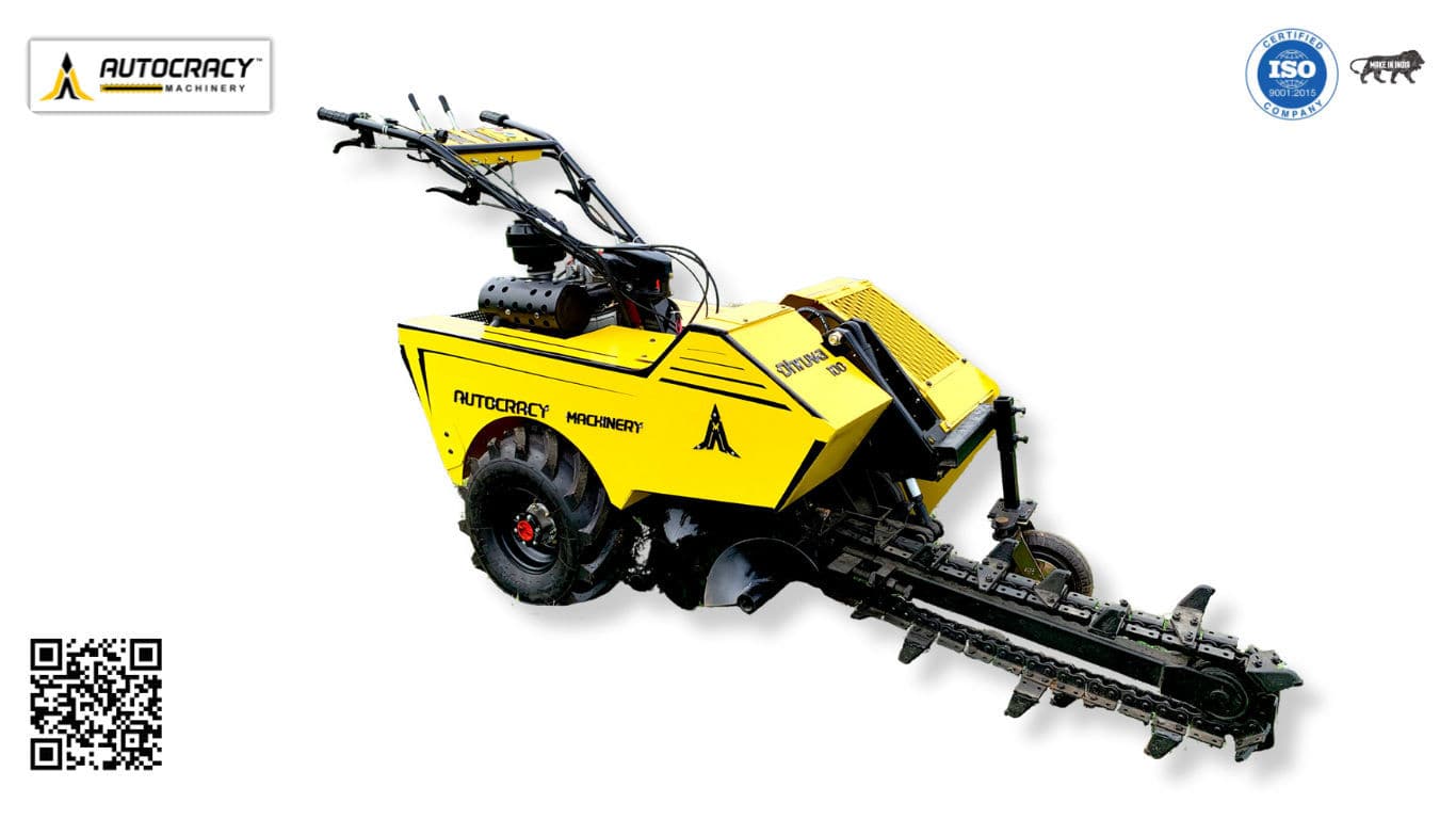 Mini trencher - Mini Self Propelled Trencher - Dhruva 100 - Autocracy ...