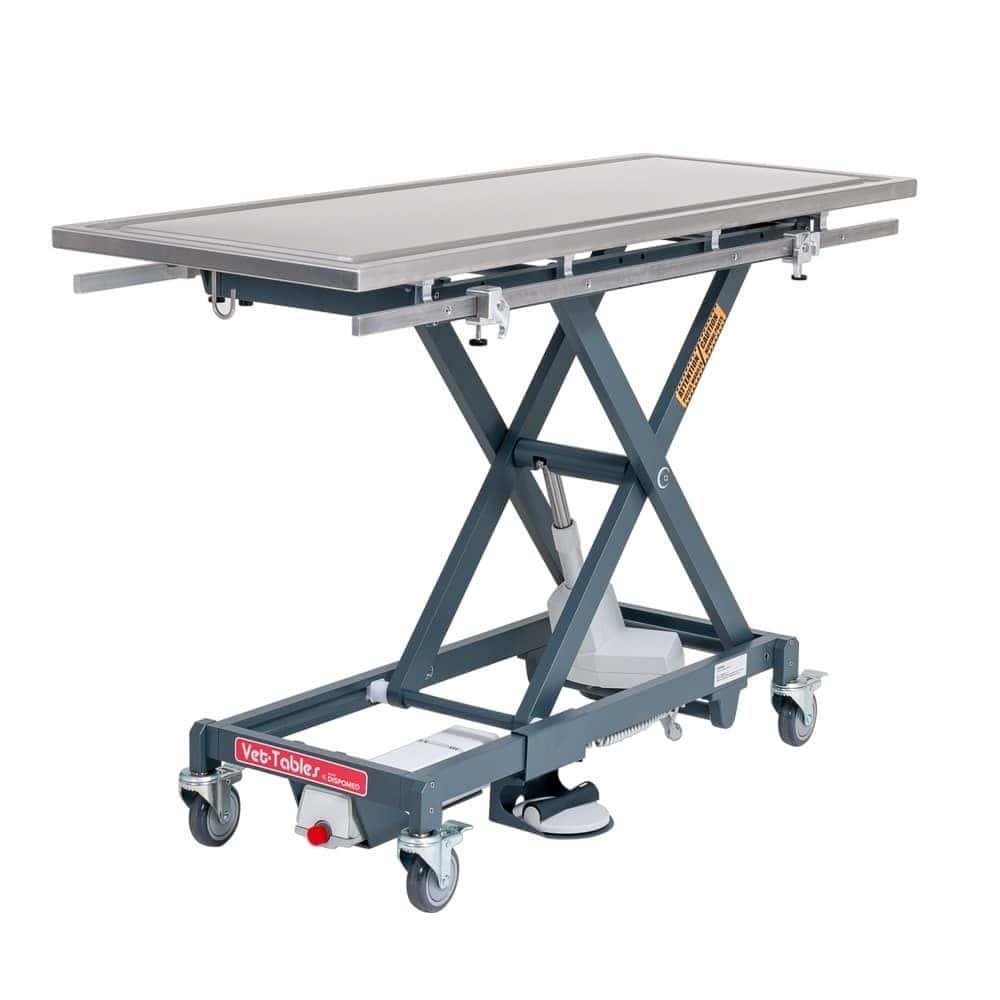 Rectangular veterinary examination table - Dispomed - adjustable-height ...