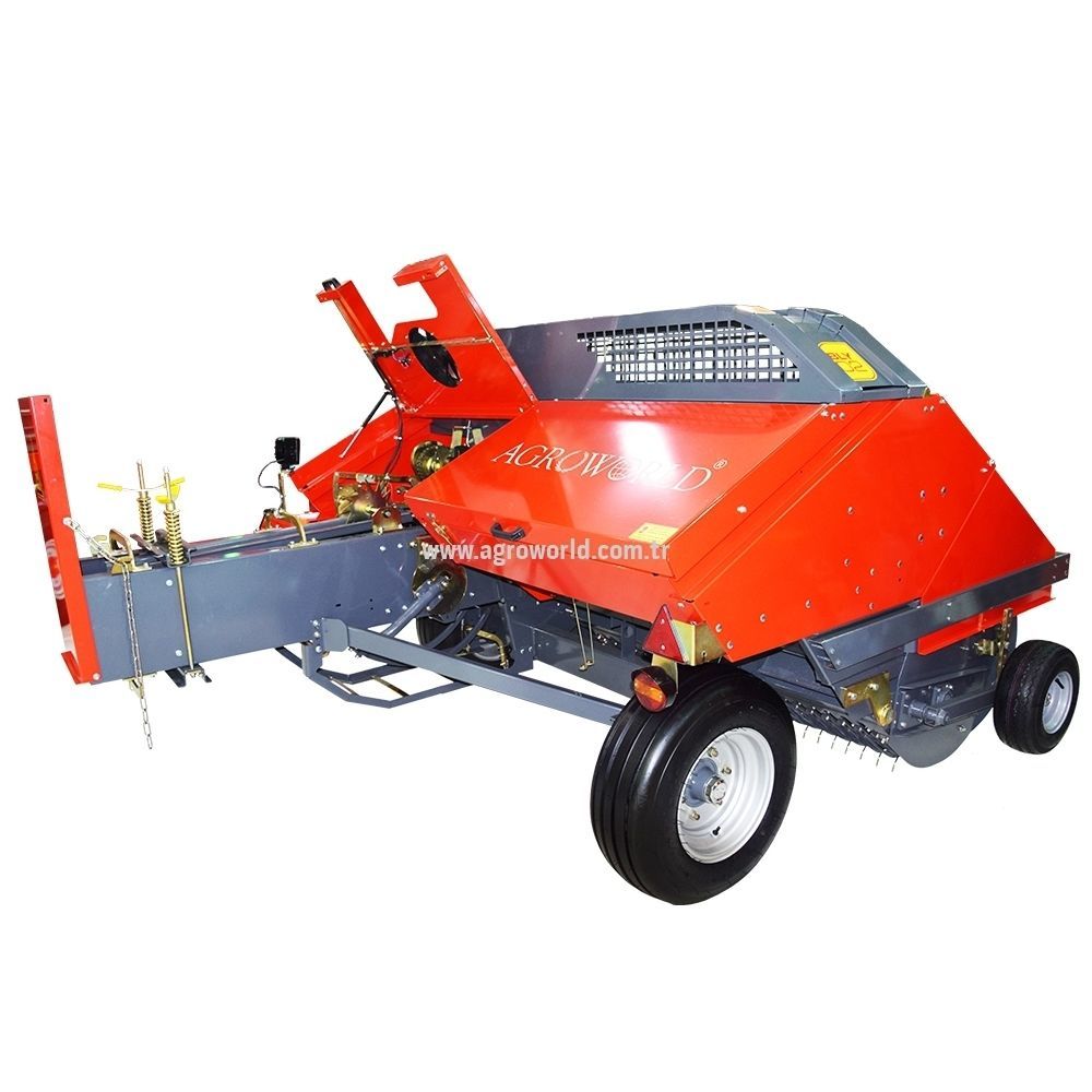 Rectangular baler - AW-BM200 - AGROWORLD - fixed chamber / large