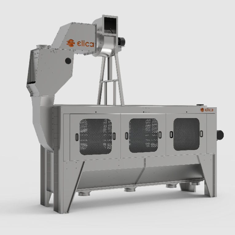 Seed pre-cleaner - MGP series - ELICA PROCESSING - drum