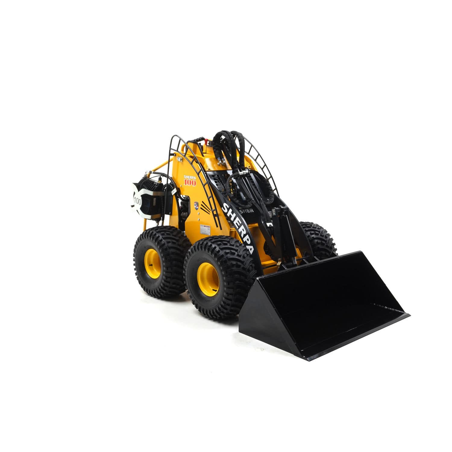 Rubber-tired skid-steer loader - 100 standard - Sherpa Miniloaders BV