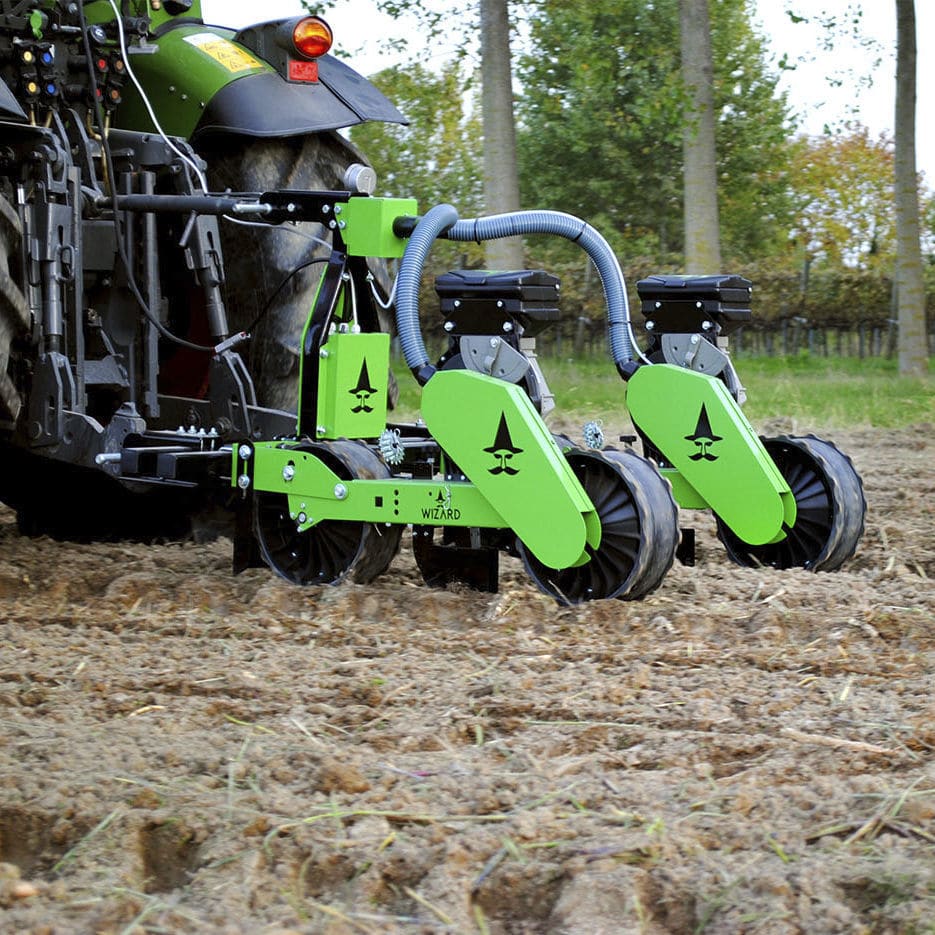 Pneumatic precision seed drill - WZ-G Series - WIZARD Srl - 2-row / 3 ...